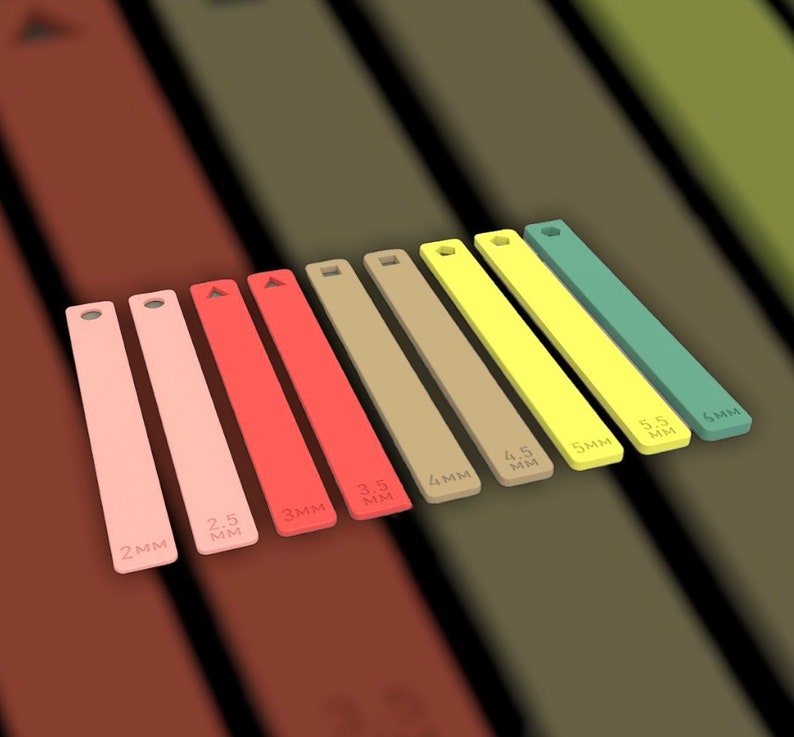 Polymer Clay Depth Guides 3D Printed Clay Rolling Guide Clay - Etsy