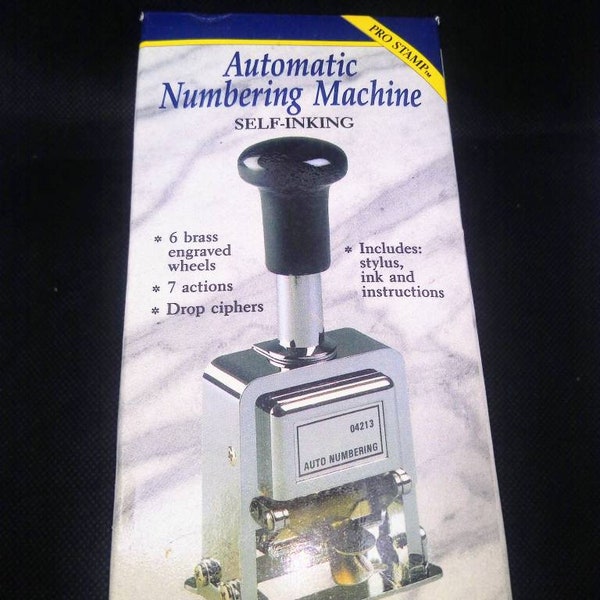 Metal Number Stamps - Etsy