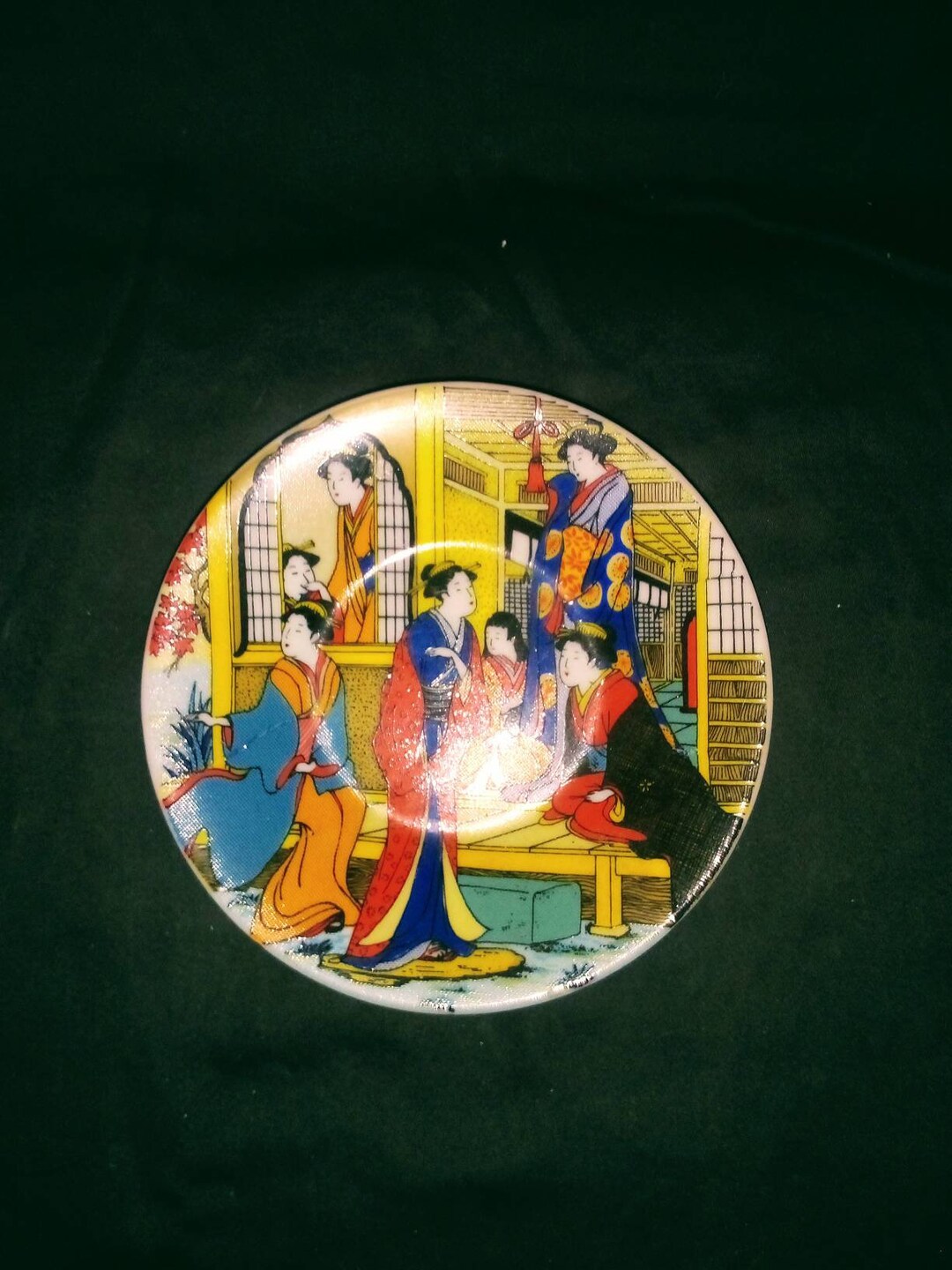 Vintage Anaka Japan Hand Painted Porcelain 6 Collectible Plate - Etsy