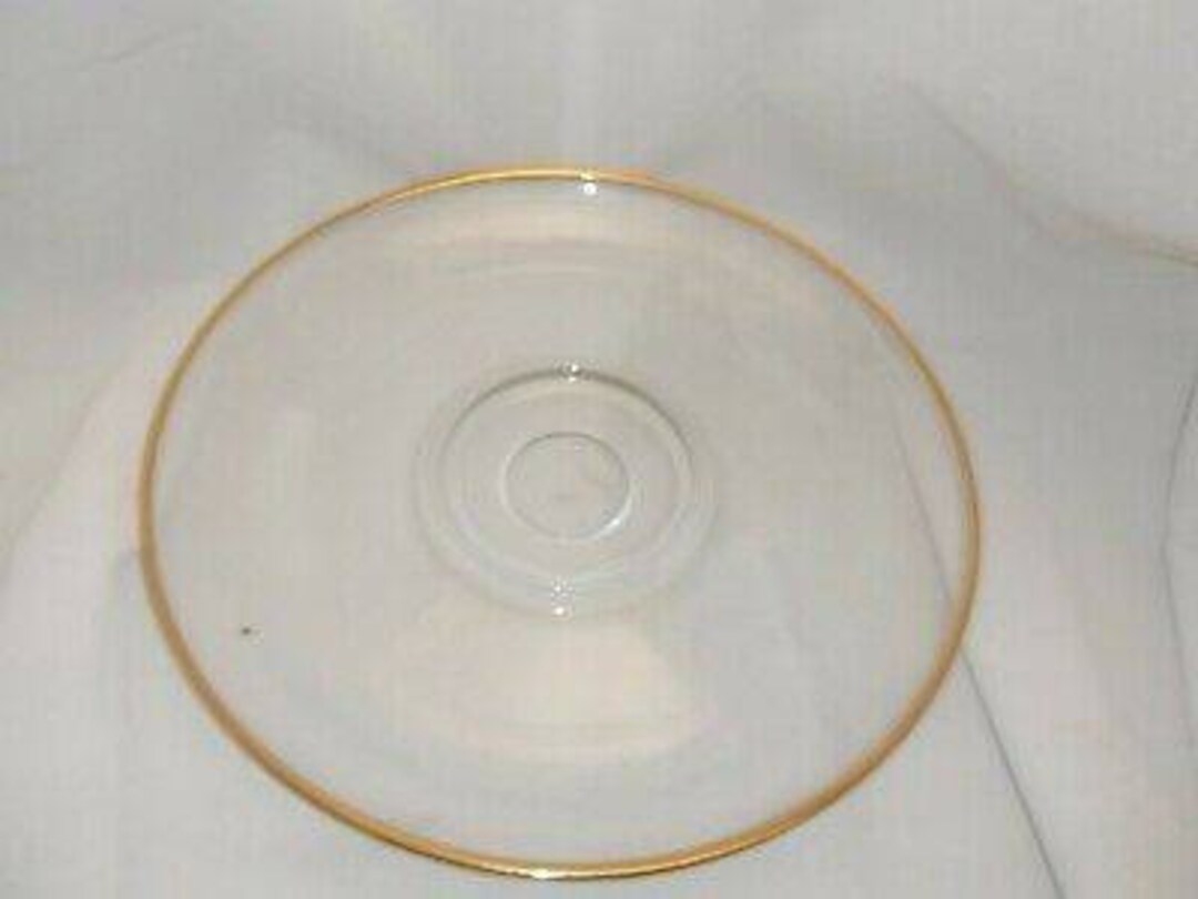Round Glass Sandwich & Appetizer Serving Tray Party Platter - Etsy
