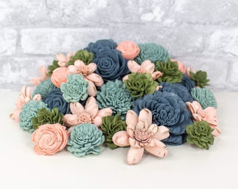 Tapioca Wood Flowers - Etsy