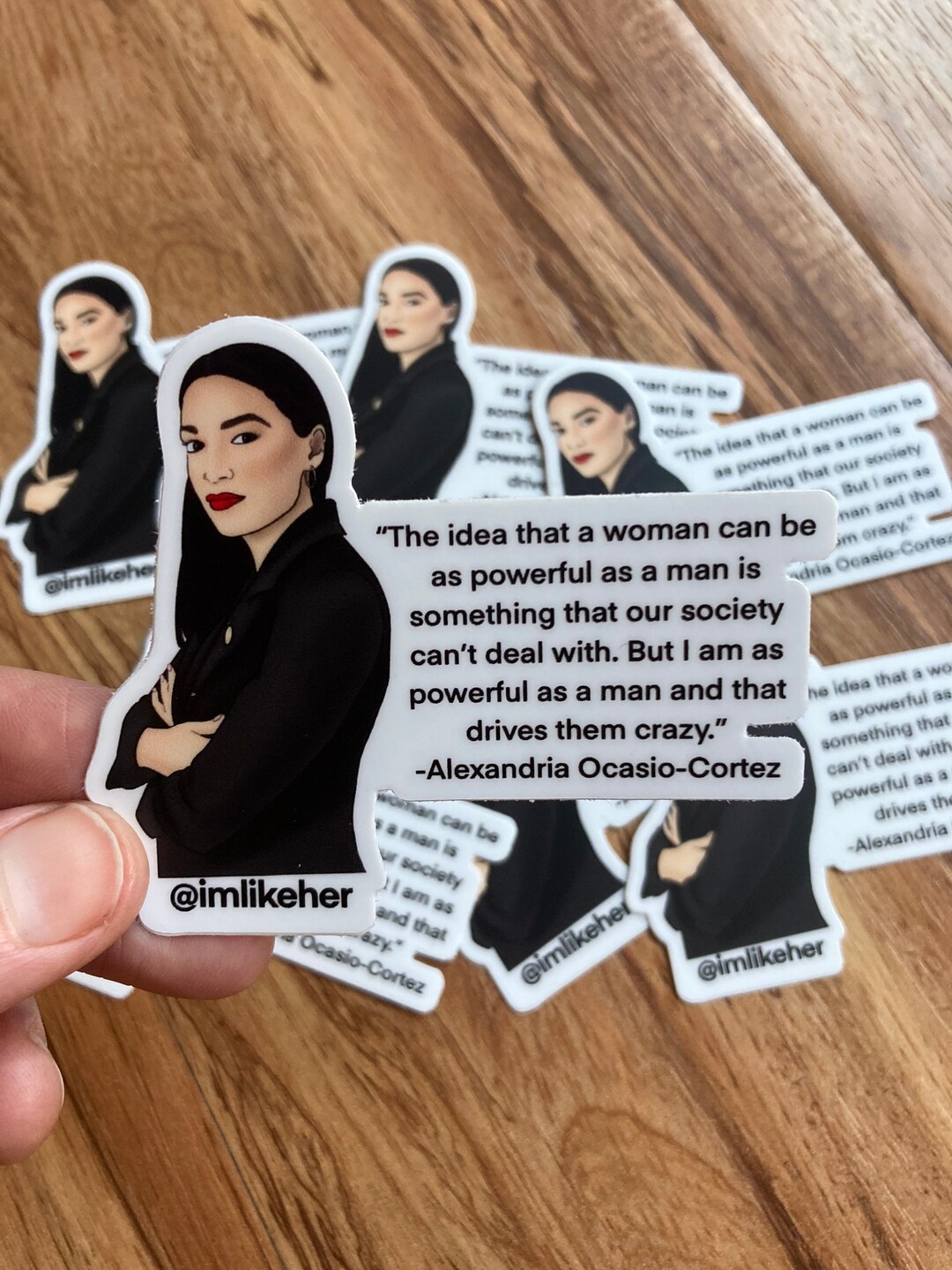 AOC Sticker and Coloring Page - Etsy