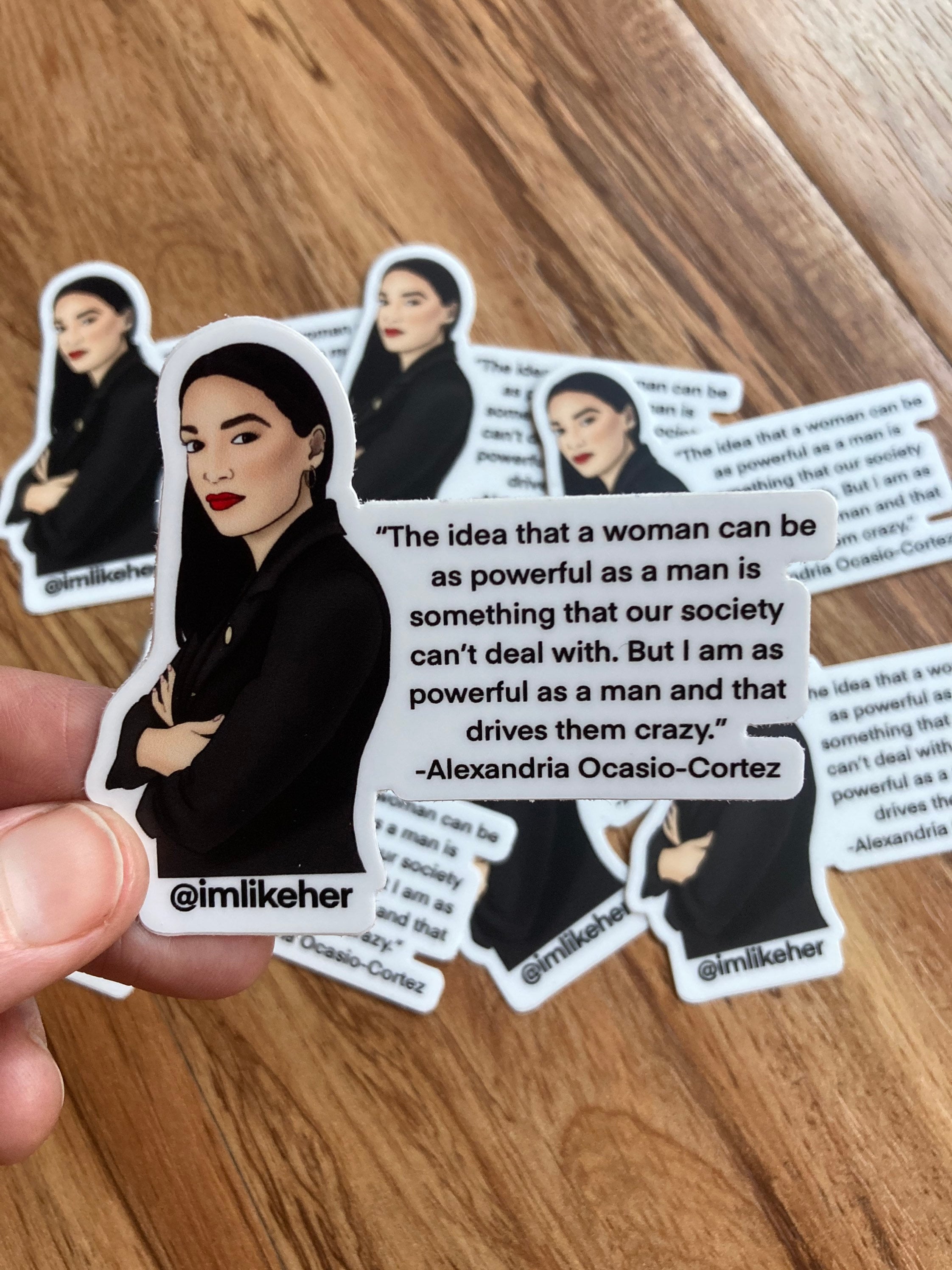 AOC Sticker and Coloring Page | Etsy