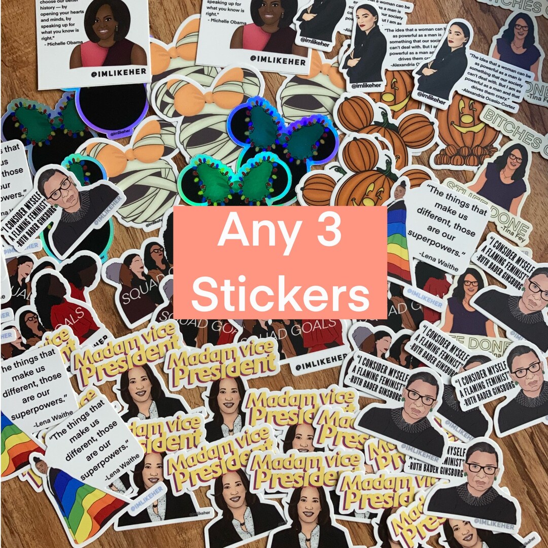 Sticker Pack Choose Any 3 Stickers - Etsy