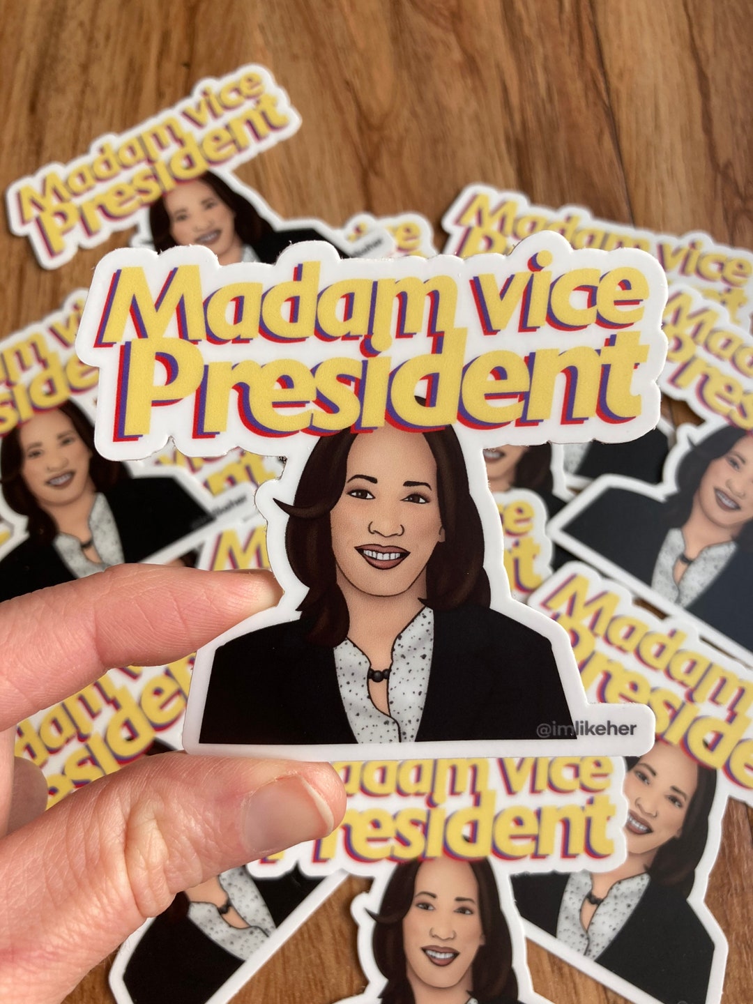 Madam Vice President Kamala Harris Sticker - Etsy