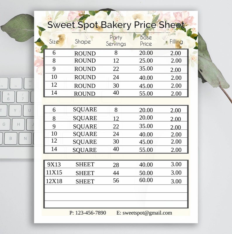 cake-pricing-chart-bakery-price-list-template-editable-price-etsy-uk