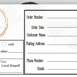 Baked Goods Order Form Editable Bakery Order Form Sheet Cake - Etsy