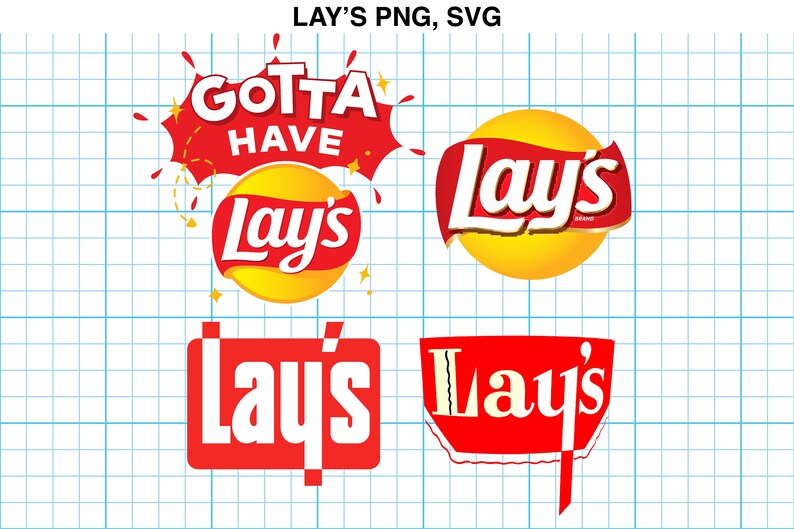 Lays Logo Icon I .SVG .PNG Files I Digital Product - Etsy
