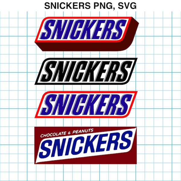 Snickers Svg - Etsy