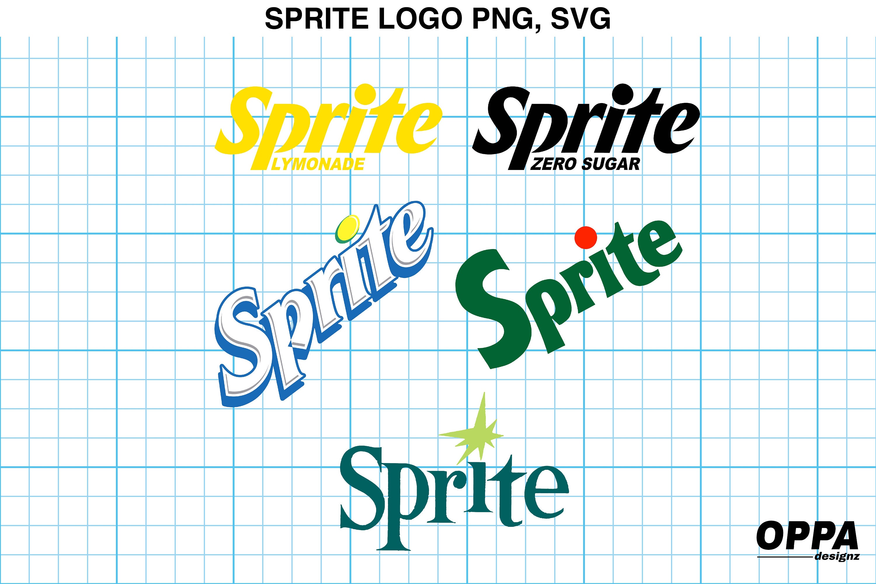 Logotipo de Sprite I Archivos .SVG .PNG I Producto digital - Etsy España