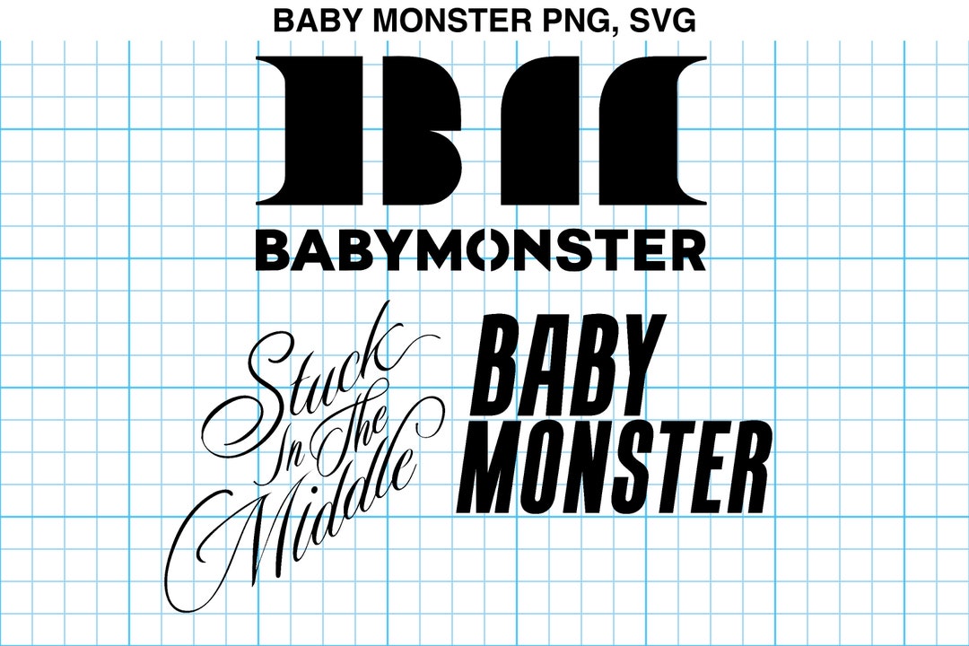 Babymonster Logo Icon I .PNG I .SVG I Digital Product. - Etsy