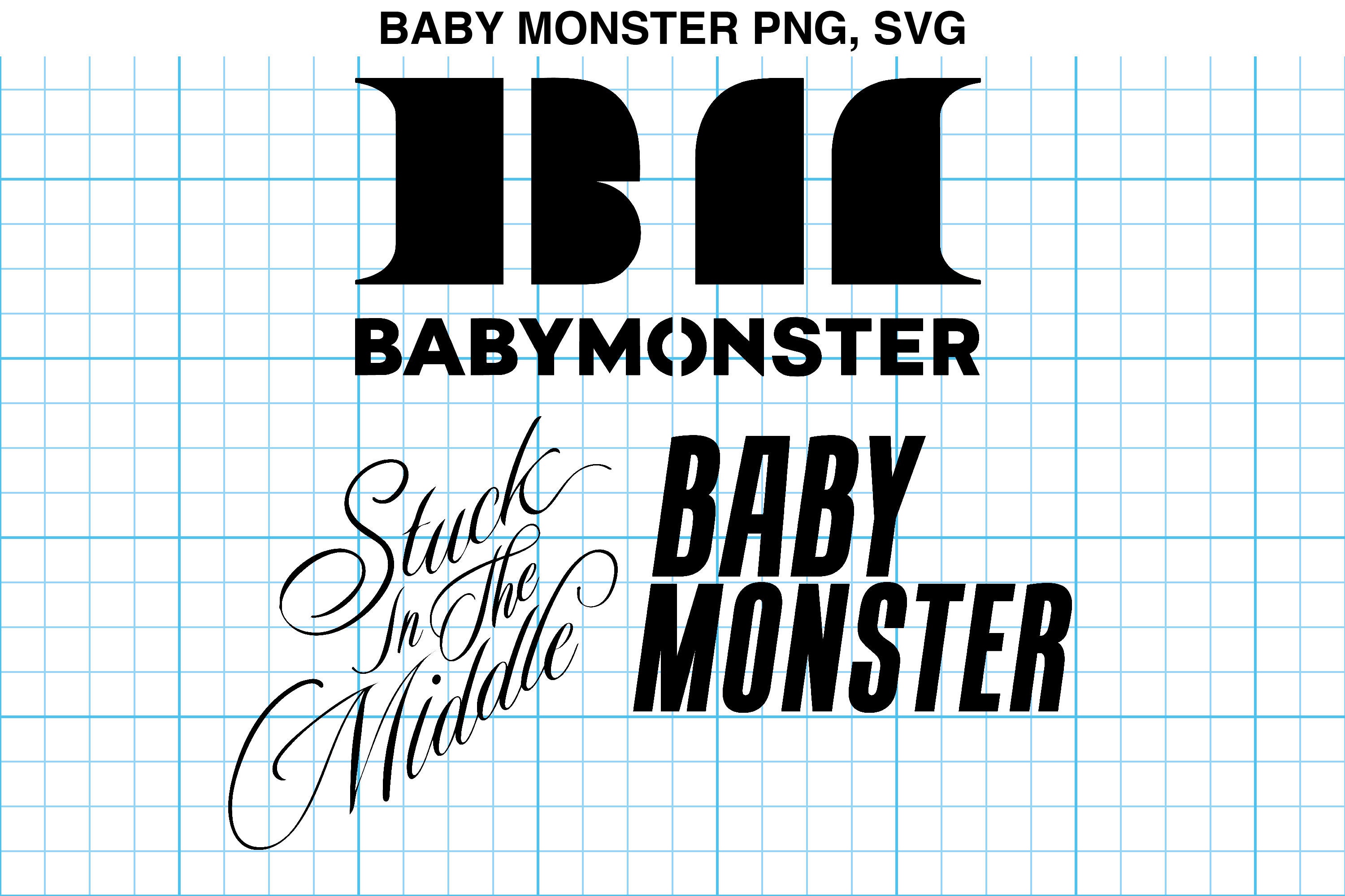 Babymonster Logo Icon I .PNG I .SVG I Digital Product. - Etsy