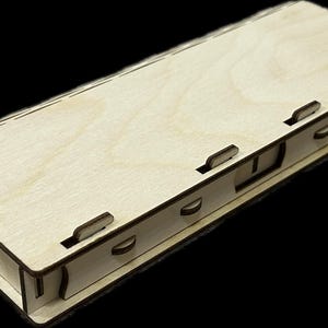 Double Deck Card Case/box Laser Cut File .dxf .svg .ai .lbrn - Etsy