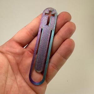 3d-printed Cross Bookmark | Elegant Christian Gift - Etsy