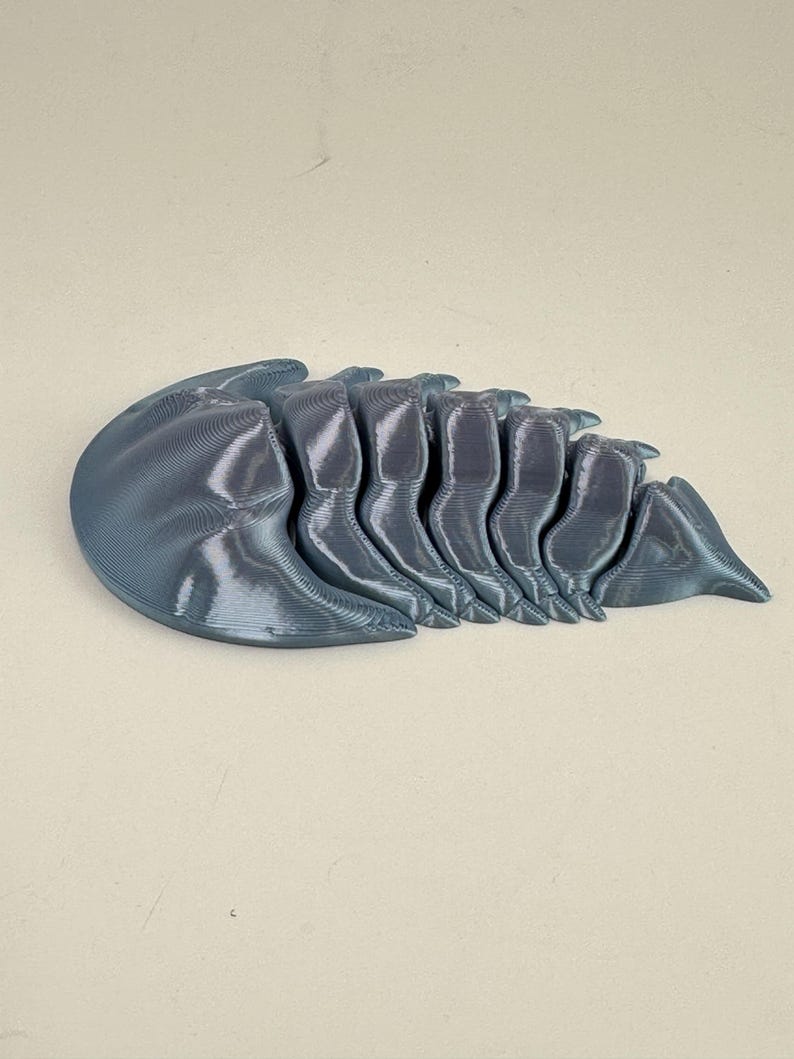 3D Printed Articulated Trilobite | Poseable Fossil Figurine | Realistic ...