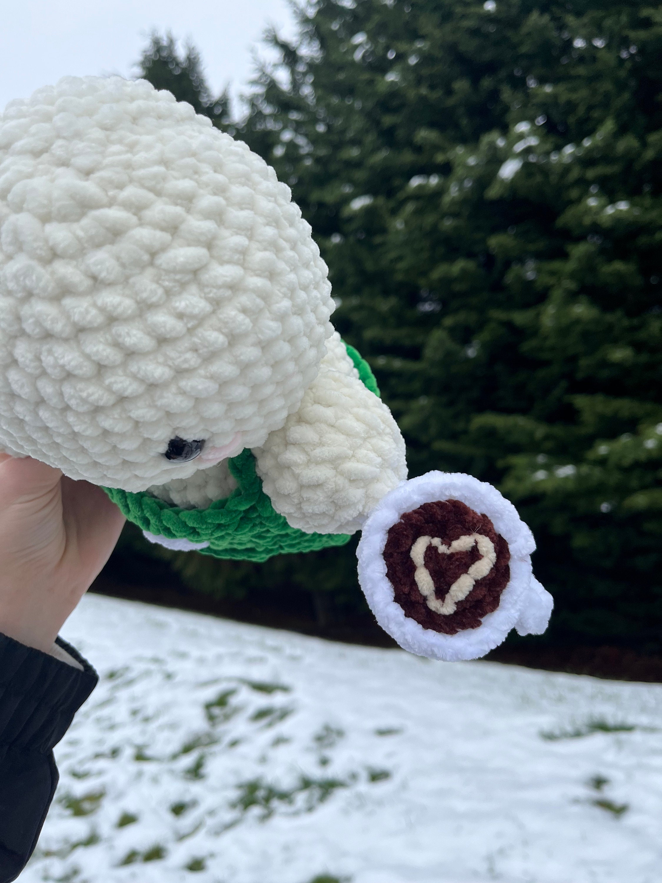 Crochet Barista Coffee Plush - Etsy