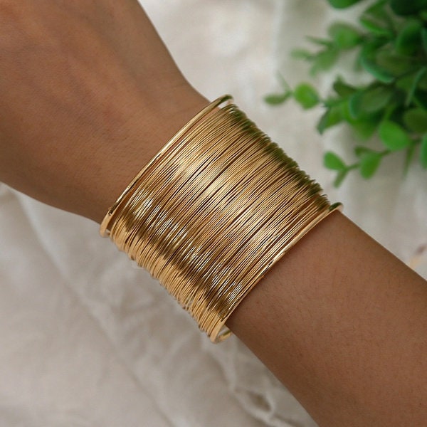 Shop Gold Cuff Bracelet Online - Etsy