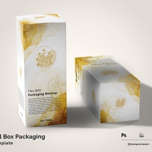 Set of Tall Box Packaging Mockup - Etsy Canada