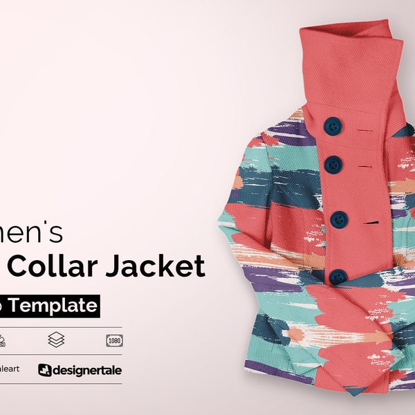 High Collar Jacket - Etsy