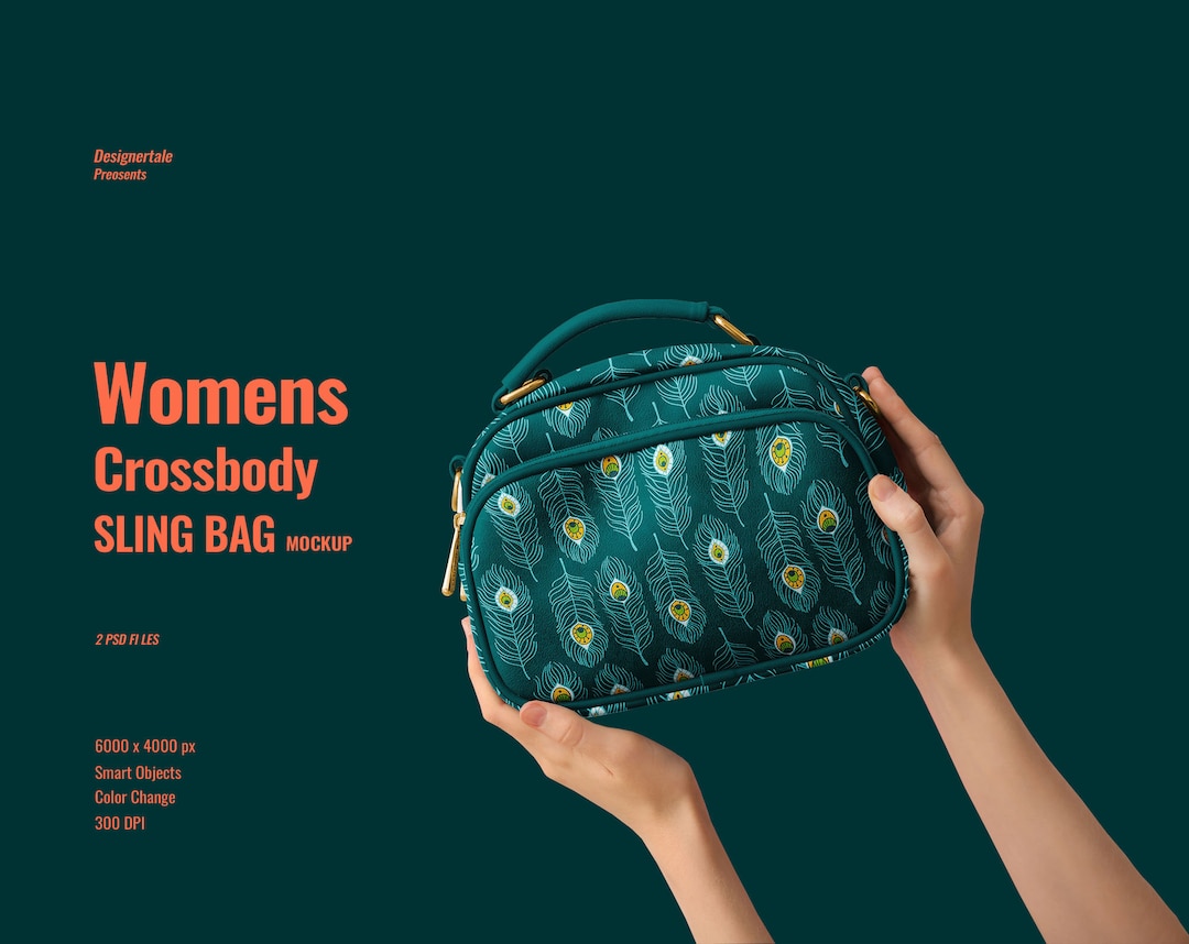 Women’s Crossbody Sling Bag Mockup Set - Etsy