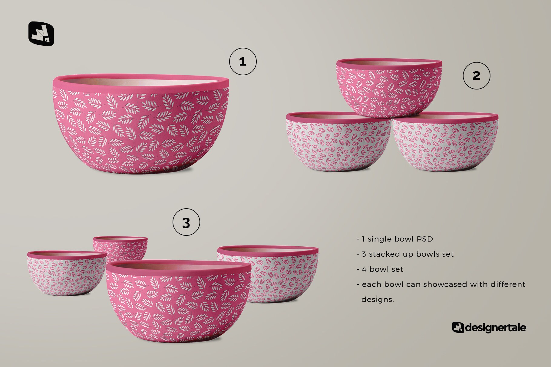 Front View Bowl Mockup Vol.1 | Etsy