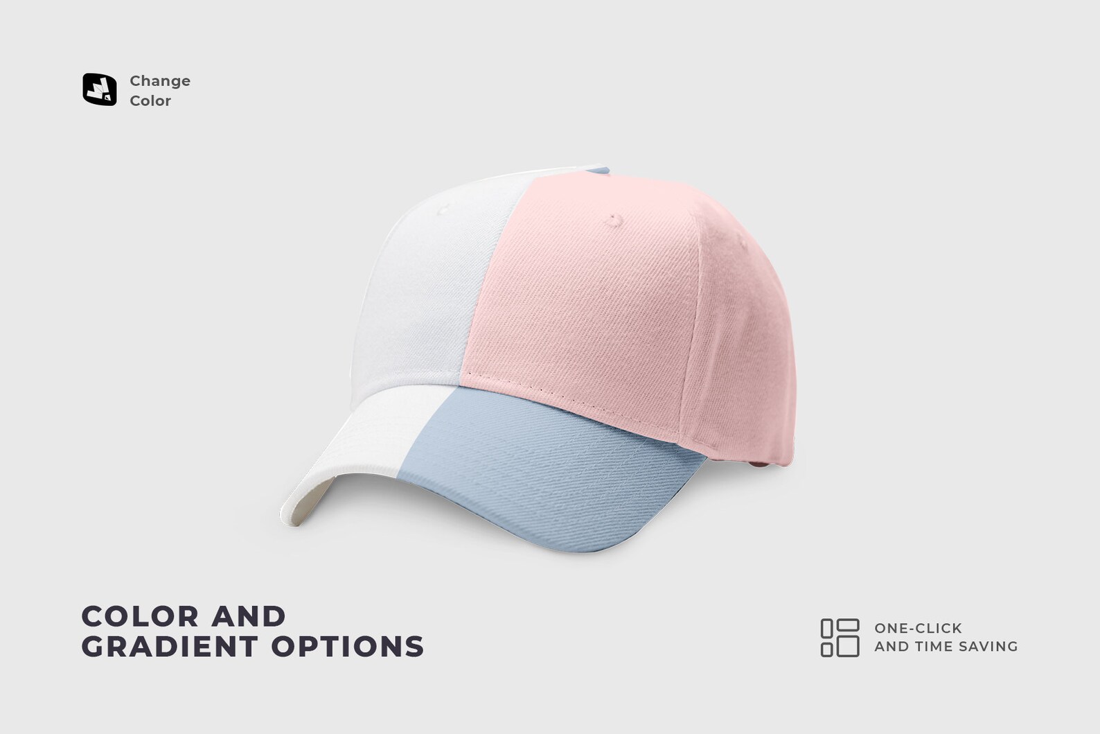 Snapback Baseball Cap Set Mockup - Etsy