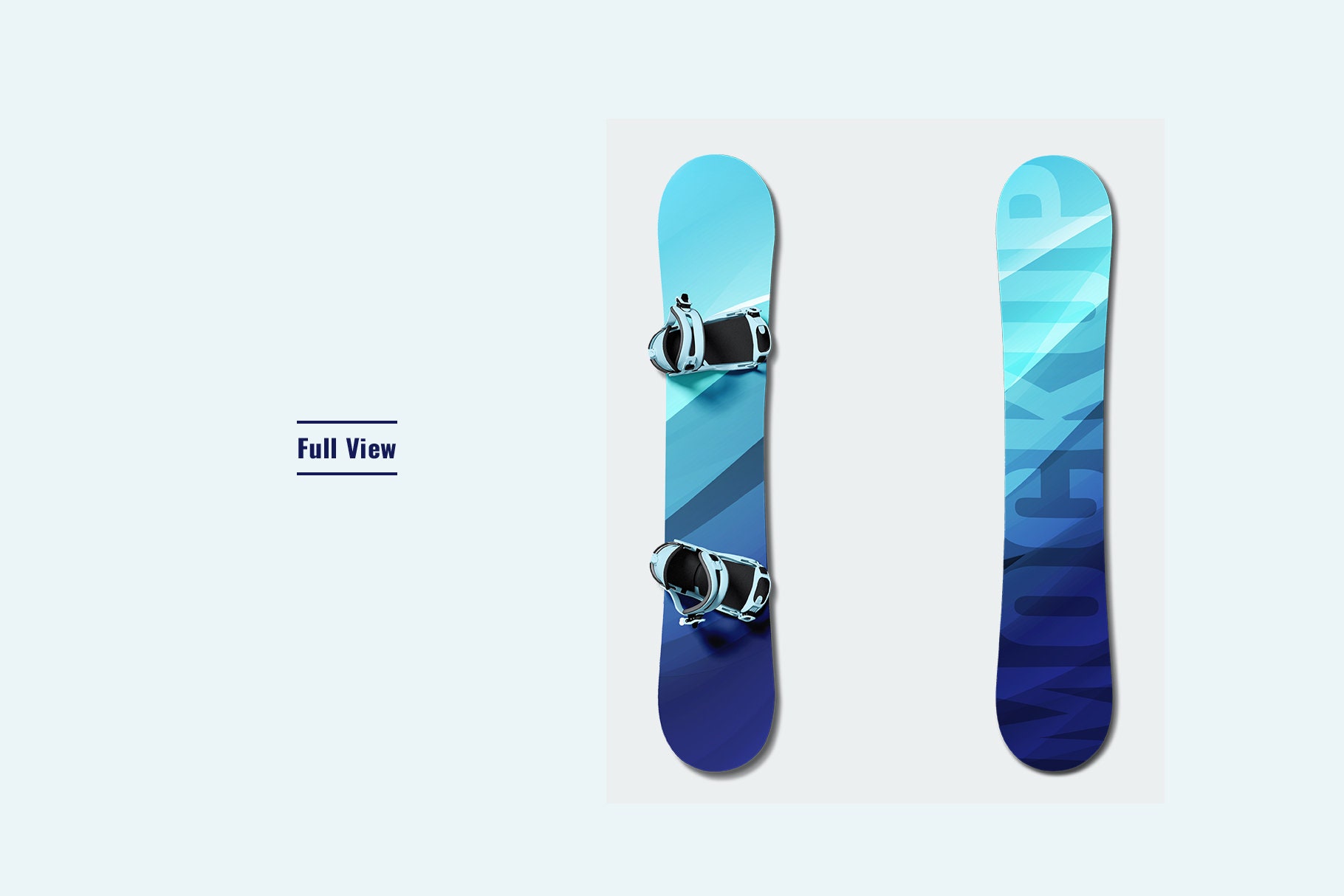 Flat Lay Snowboard Mockup - Etsy