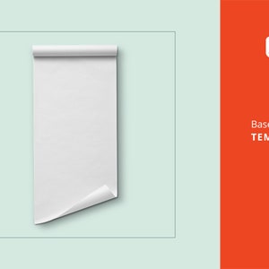 Top View Wrapping Paper Roll Mockup - Etsy