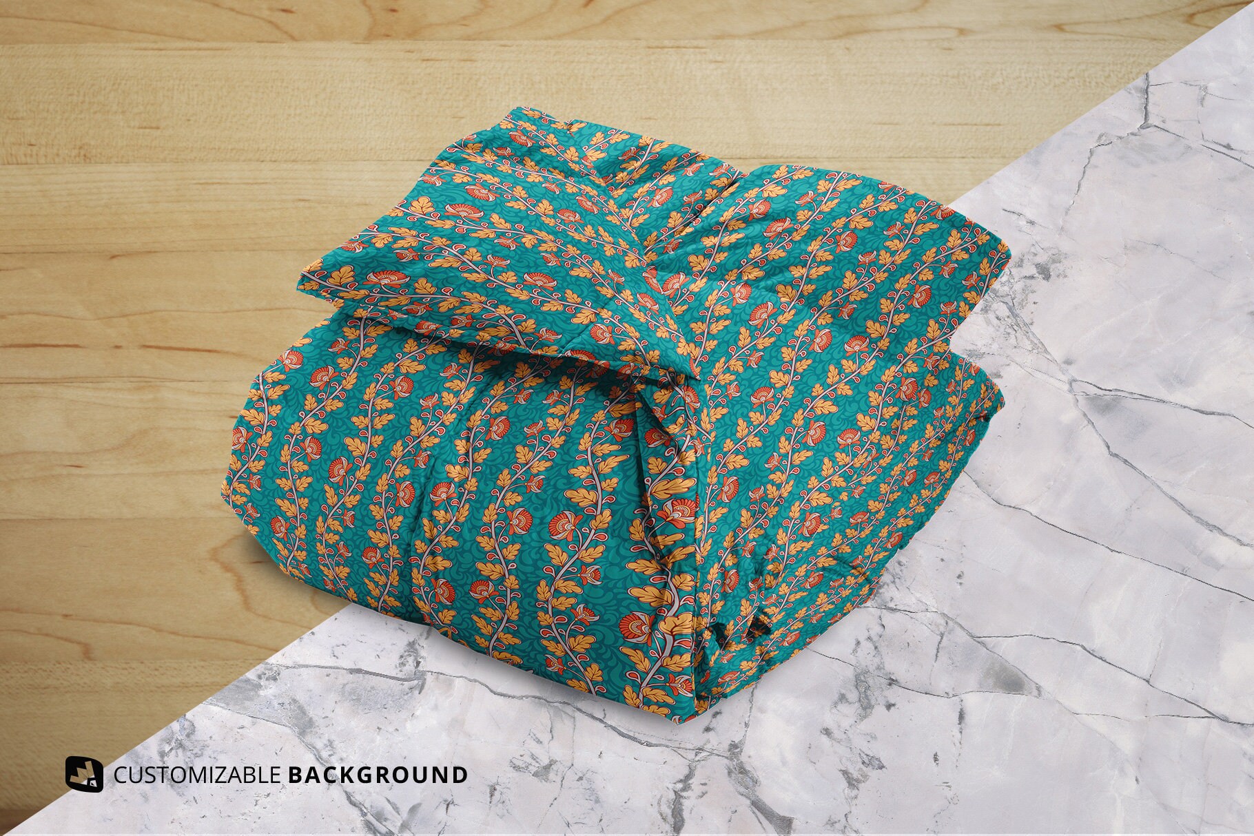 Folded Comforter Blanket Mockup - Etsy