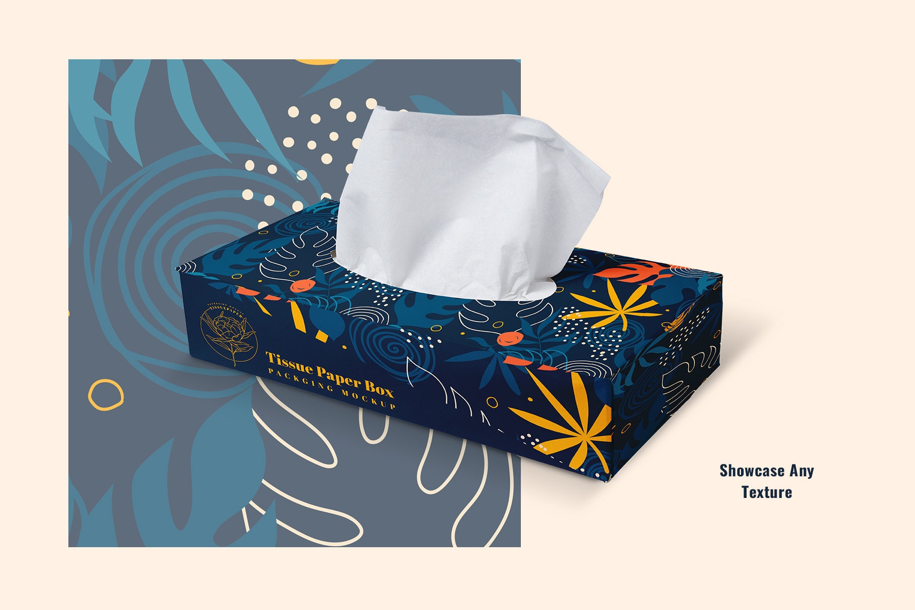 Tissue Paper Box Packaging Mockup - Etsy