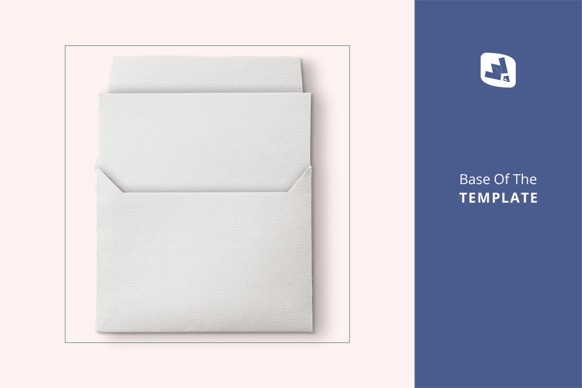 Top View Open Envelope With Card Mockup | Etsy Canada