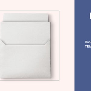 Top View Open Envelope With Card Mockup - Etsy Canada