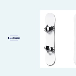 Flat Lay Snowboard Mockup - Etsy