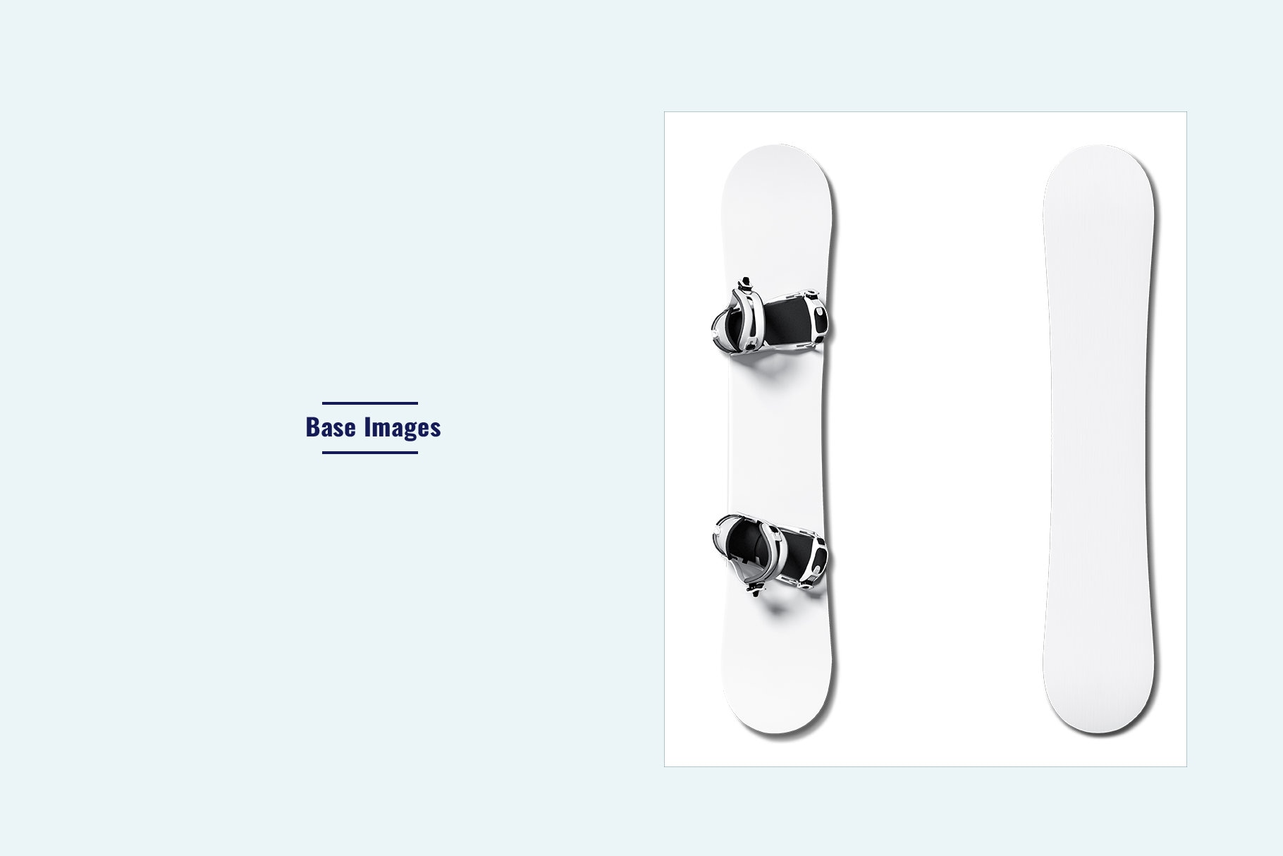 Flat Lay Snowboard Mockup - Etsy