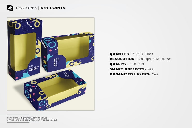 Branding Box With Clear Window Mockup - Etsy