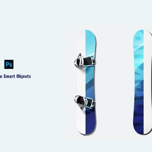 Flat Lay Snowboard Mockup - Etsy