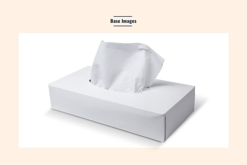 Tissue Paper Box Packaging Mockup - Etsy