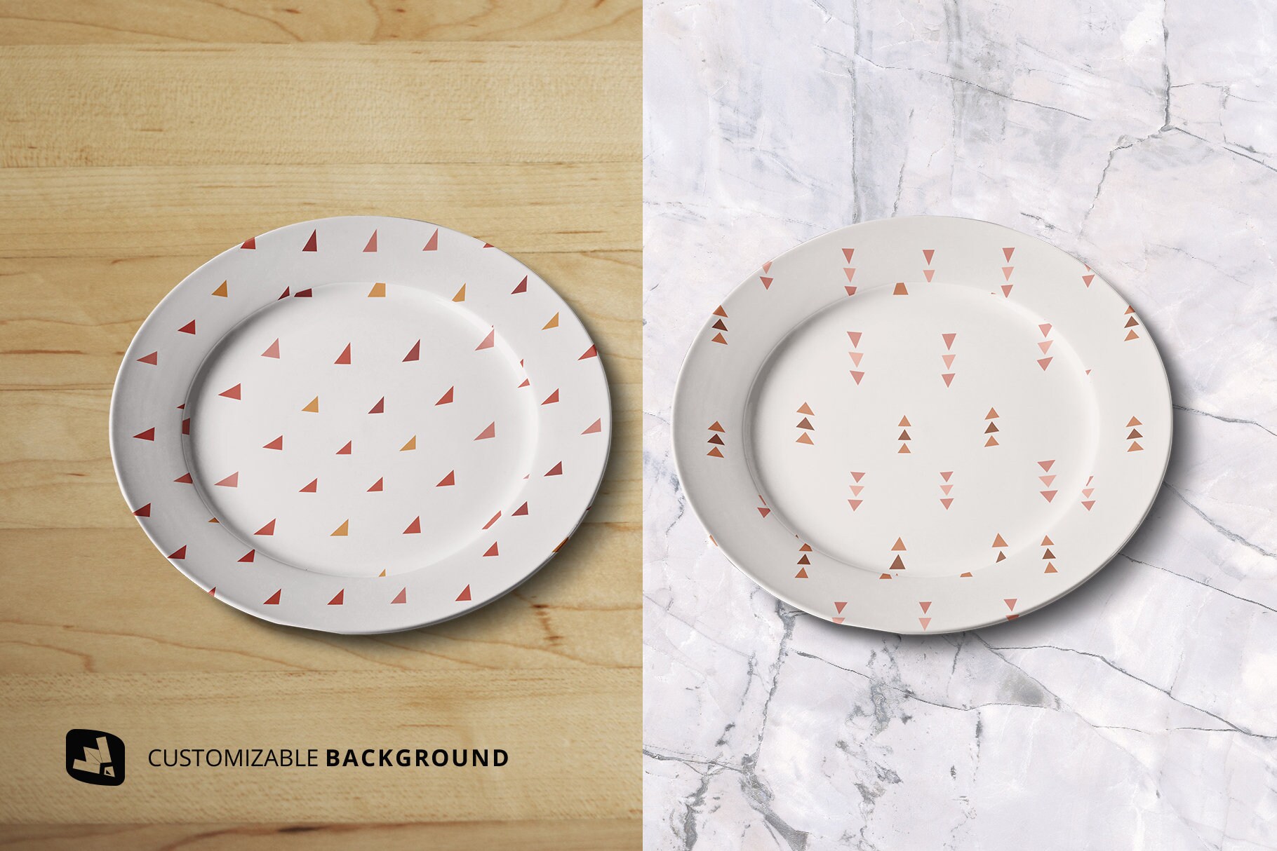 Porcelain Dinner Plate Mockup - Etsy