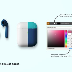 Top View AirPod Case Mockup - Etsy