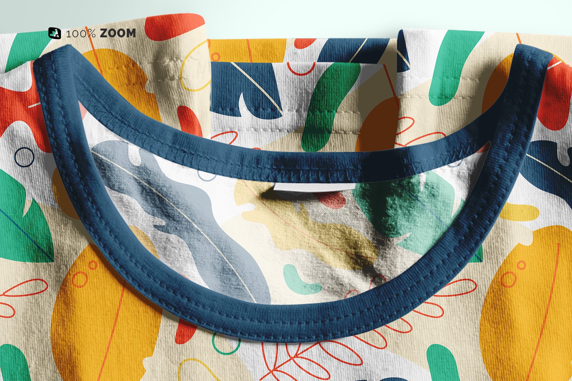 Folded Round Neck Tshirt Mockup - Etsy