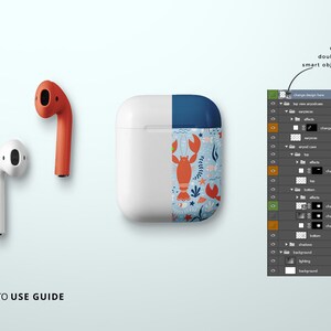 Top View AirPod Case Mockup - Etsy