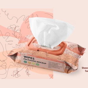Disposable Wet Wipes Branding Mockup - Etsy