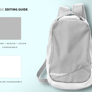 Top View Backpack Mockup - Etsy