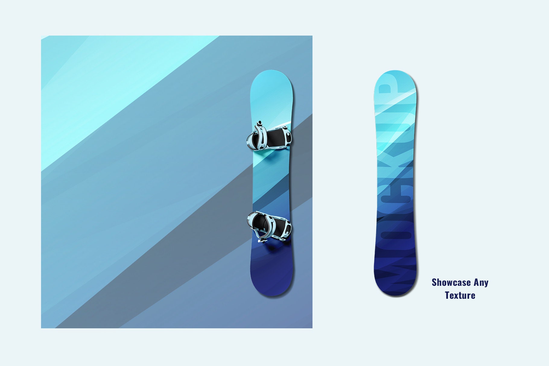 Flat Lay Snowboard Mockup - Etsy