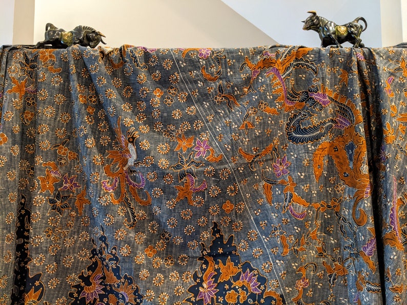 Old Batik Tulis Pekalongan, Vintage Hand Drawn Batik With Phoenix ...