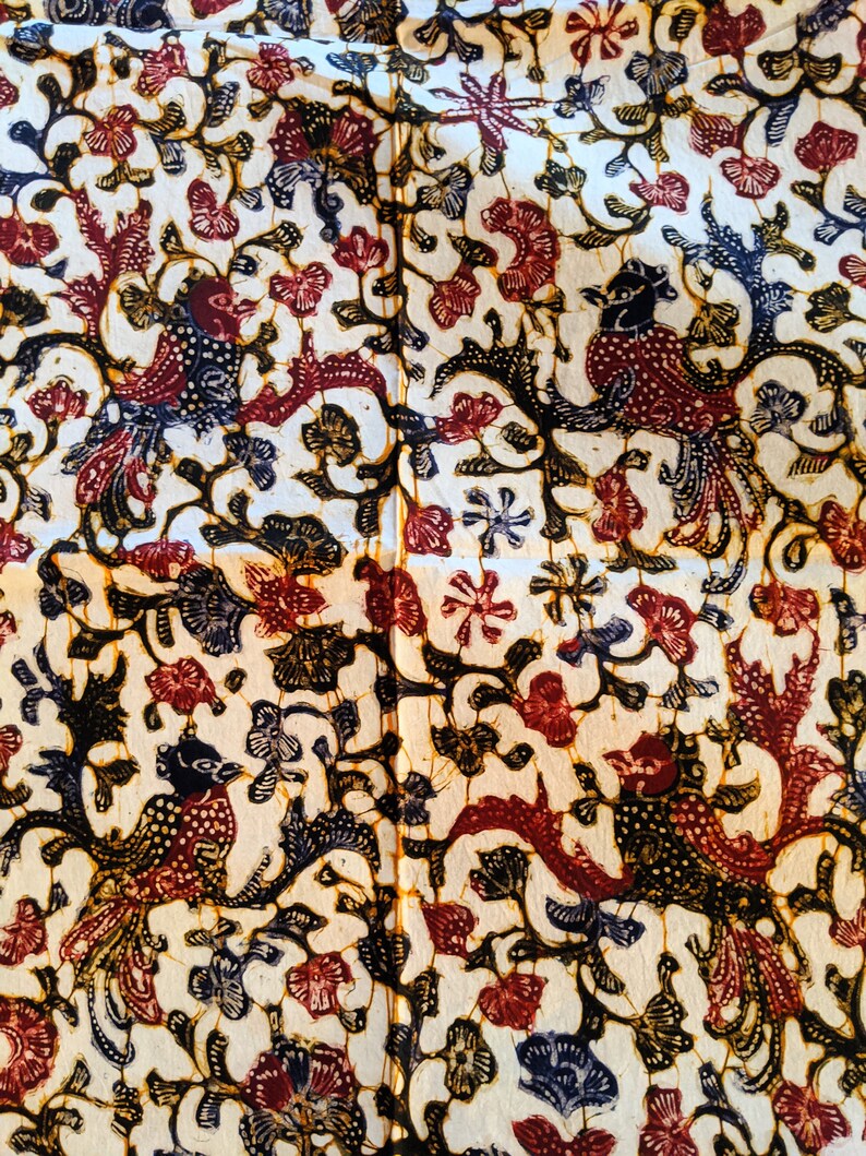 Handwritten Batik Tulis Lasem With Hong Bird, Chinese Style Batik ...