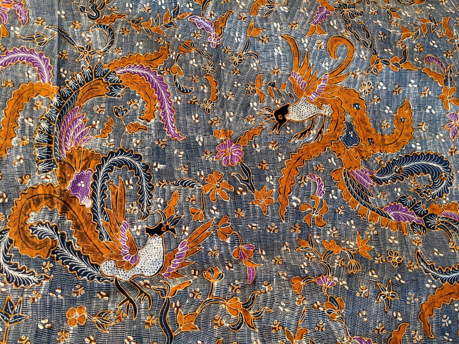 Old Batik Tulis Pekalongan, Vintage Hand Drawn Batik With Phoenix ...