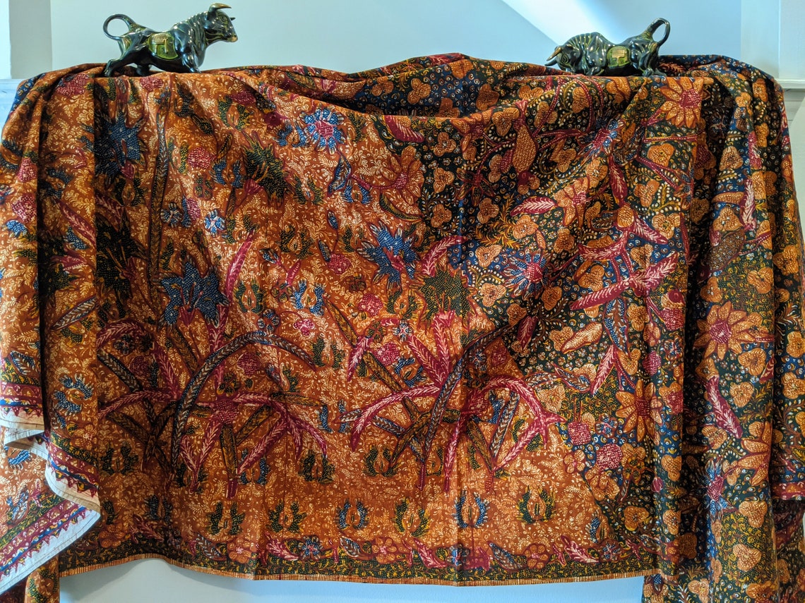 Antique Kain Batik Lasem, Old Indonesian Batik Tulis Fabric, Pagi Sore ...