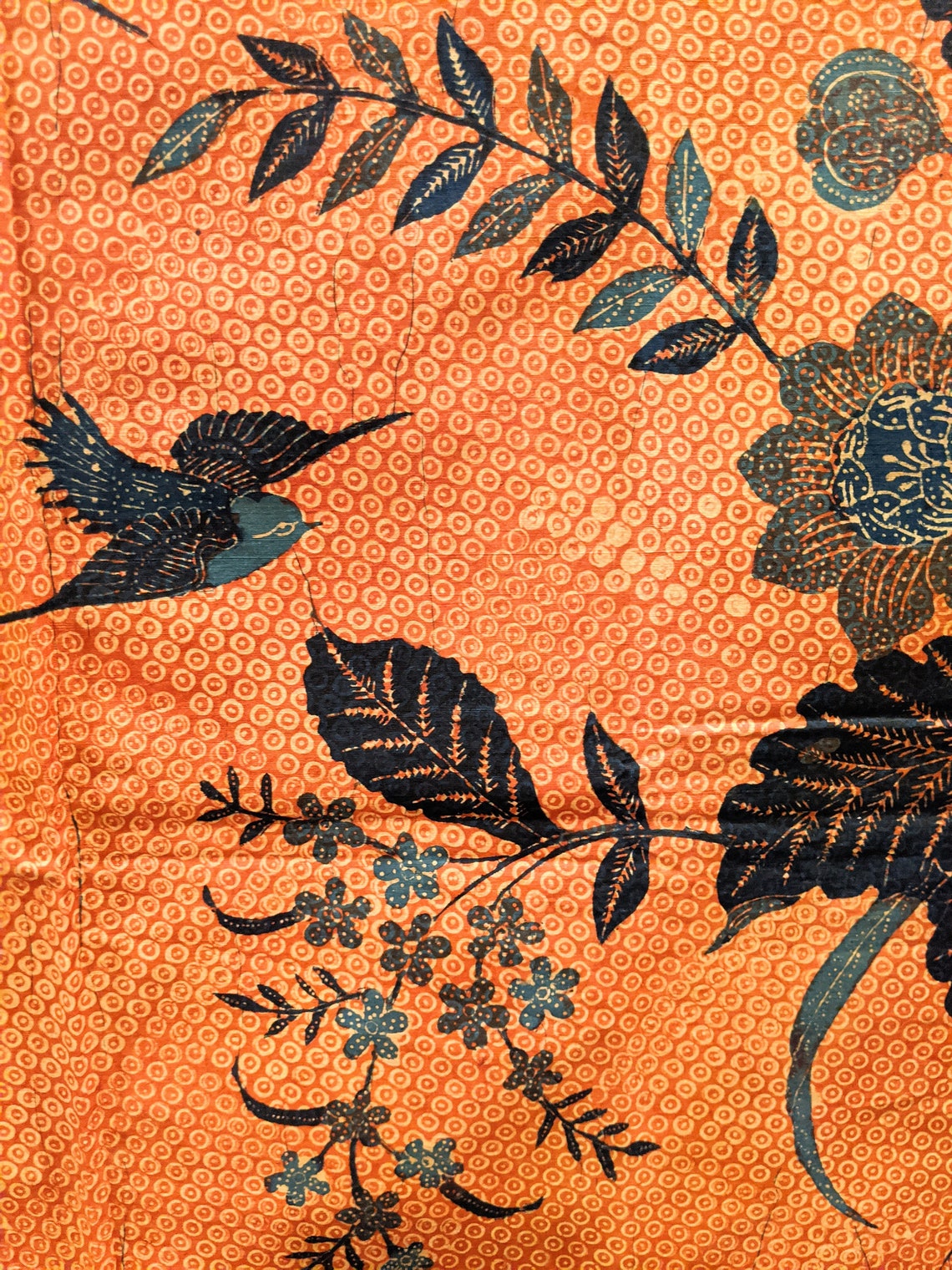 Ancient Textile, Vintage Hand Drawn Indonesian Batik, Batik Collector ...