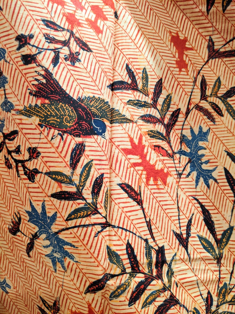 Ancient Textile, Vintage Hand Drawn Indonesian Batik, Batik Collector ...